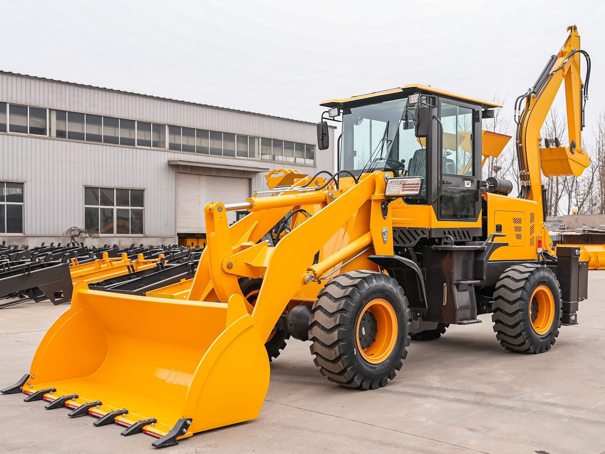 HB25-30 Backhoe Loader - China Mini Excavator Wheel Backhoe Loader ...